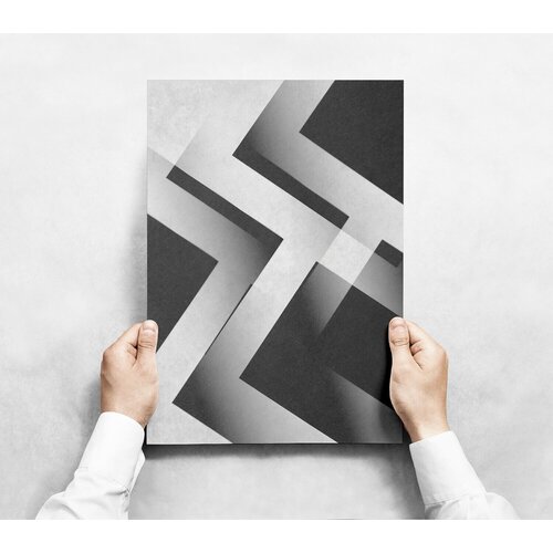Плакат "Абстракция" / Интерьерный постер формата А1 (60х80 см) без рамы