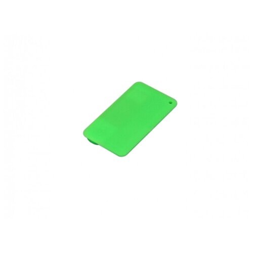Флешка для нанесения логотипа виде пластиковой карточки (4 Гб / GB USB 2.0 Зеленый/Green MINI_CARD1 Flash drive)