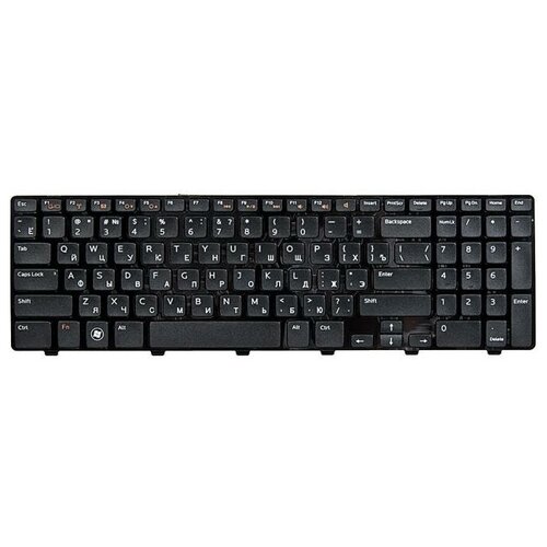 Клавиатура для Dell N5110, 15R MP-10K73SU-442 Black, black frame, гор. Enter ZeepDeep