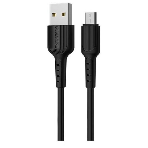 Кабель USB BX48 Micro 1M 2.4A Borofone черный аксы