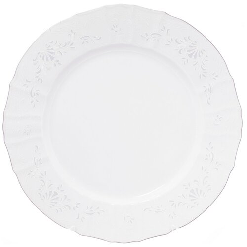 Набор тарелок для сервировки стола 17см.6шт. Bernadotte"Бернадот Платина 2021" Чешский фарфор
