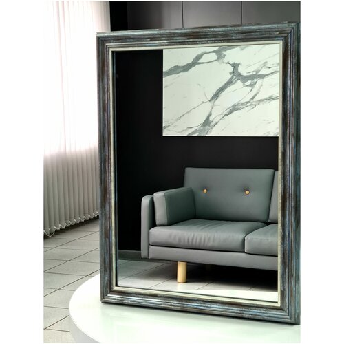 Зеркало интерьерное декоротивное с рамкой 35 см х 50 см настенное прямоугольное, с креплением в комплекте