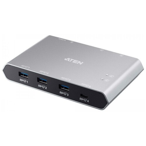 USB-C переключатель ATEN US3342 / US3342-AT, 2-портовый коммутатор общего доступа USB-C. ATEN US3342-AT