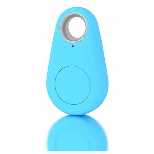 Bluetooth-брелок для смартфонов (поиск предмета, антивор, сигнал SOS), голубой