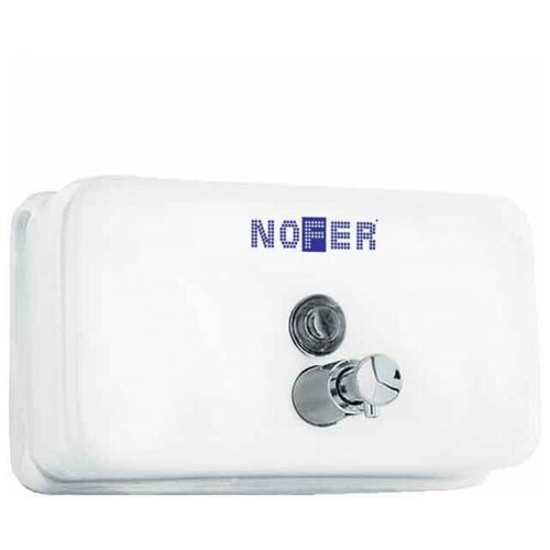 Диспенсер для мыла 1200 мл белый Nofer Inox 03002. W
