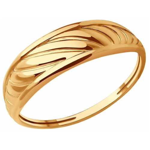 Кольцо SOKOLOV, красное золото, 585 проба, размер 16.5
