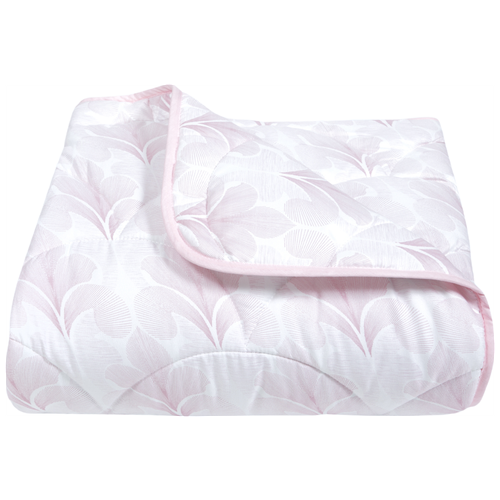 Одеяло Лебяжий пух Розовый 172х205 Искусственное кашемировое волокно АртПостель Узоры