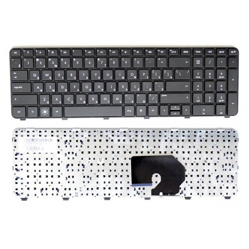 Клавиатура для ноутбука HP Pavilion dv7-6152er черная с рамкой