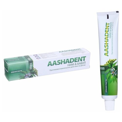 Aasha Herbals Зубная паста Aasha Herbals, "Ним - бабул", 100 г