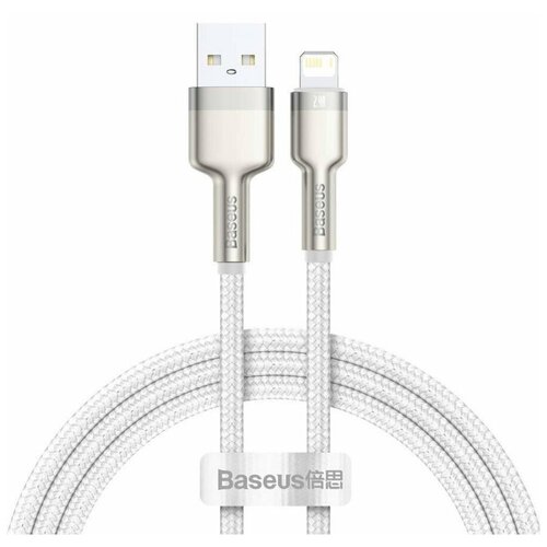 Аксессуар Baseus Cafule Series USB - Lightning 2.4A 1m White CALJK-A02