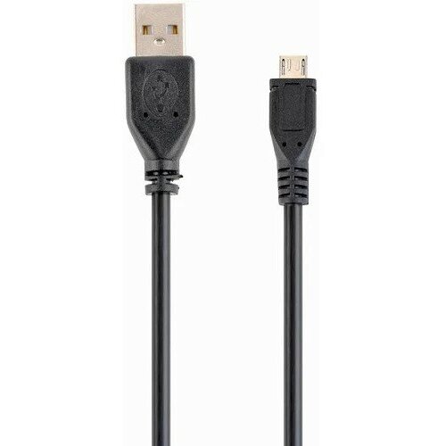 Fillum кабель Filum Кабель USB 2.0, 1.8 м, черный, 2A, разъемы: USB A male- USB micro B male, пакет. FL-C-U2-AM-microBM-1.8M 956703