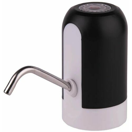 Помпа для воды электрическая автоматическая / Насос диспенсер для перекачки воды / Электропомпа для бутылей, беспроводная перезаряжаемая с USB зарядкой.