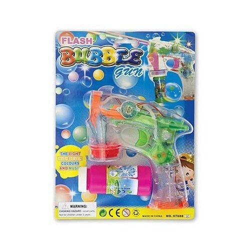 Игрушка с мыльными пузырями Бластер светомузG