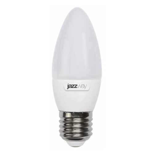 Лампа светодиодная LED 9w E27 4000K свеча Jazzway | код 5019065 | JazzWay (3шт. в упак.)