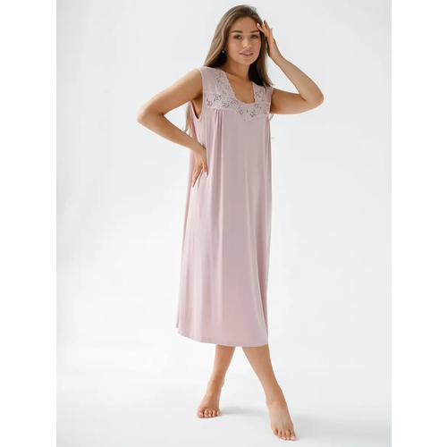 Сорочка  Текстильный Край, размер 60, розовый, лиловый