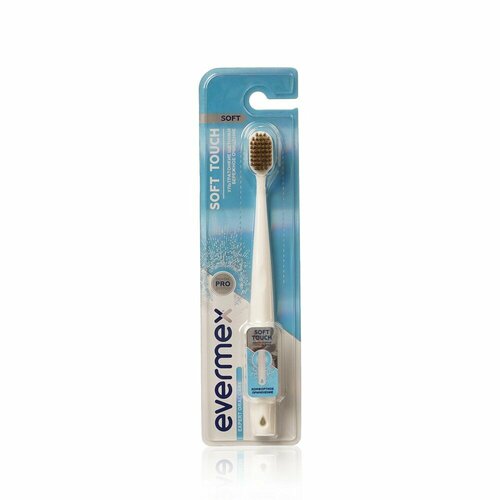 Зубная щетка Evermex Soft Touch мягкая , в ассортименте