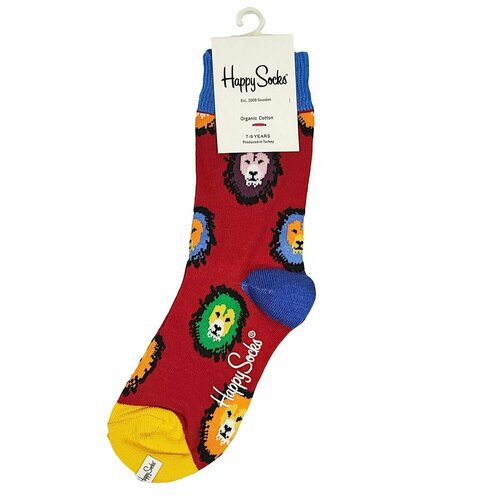 Носки Happy Socks размер 32/35, красный