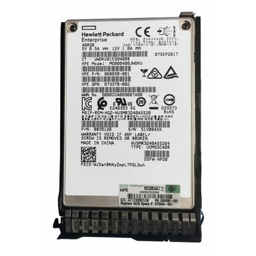 Жесткий диск HP 873359-B21 400Gb SAS 2,5" SSD