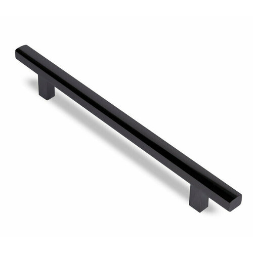 Ручка рейлинг мебельная 128 96 мм черный никель