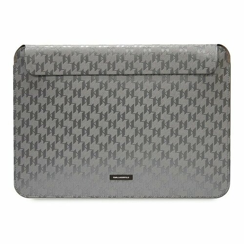 Сумка Karl Lagerfeld для ноутбуков 13"/14" Saffiano Sleeve Monogram Silver (оригинал)