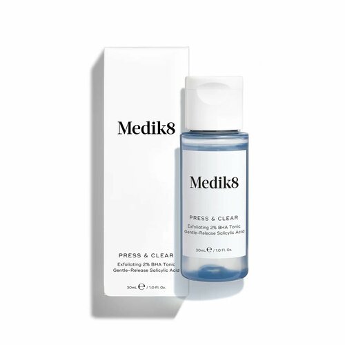 Отшелушивающий тоник с салициловой кислотой Medik8 Press & Clear 30 ml.