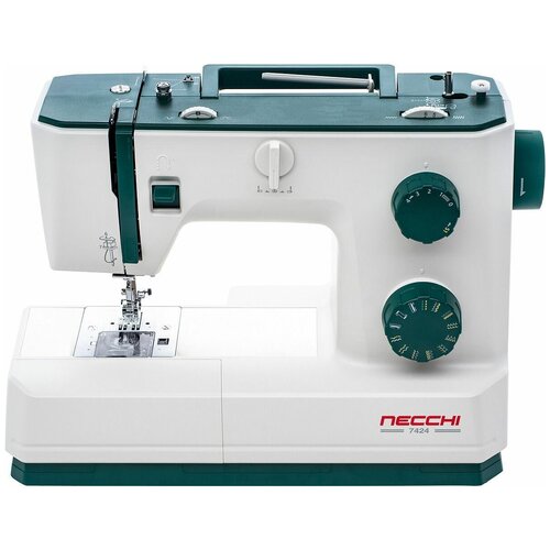 Швейная машина Necchi 7424, серый/зеленый