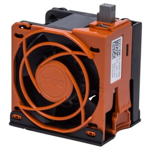 Вентилятор для корпуса DELL 384-BBQD, черный/оранжевый