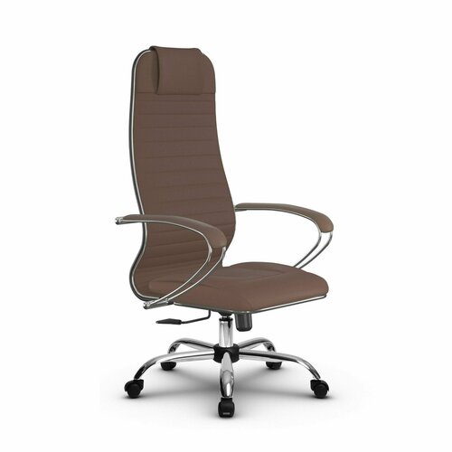 Компьютерное офисное кресло метта B 1m 6K1/K116, Основание 17833, Светло-коричневое