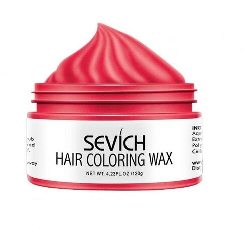Sevich Окрашивающий цветной воск для волос и бороды, (розовый), 120 гр