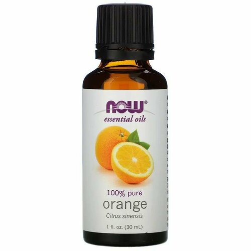 Now Foods, Orange Oil, эфирное масло апельсина, 30 мл