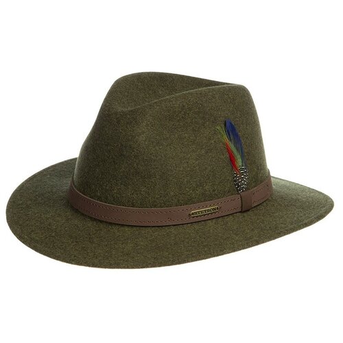 Шляпа STETSON, размер 61, зеленый
