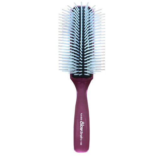 *blow brush с-150 профессиональная щетка для укладки волос, цвет ручки сиреневый