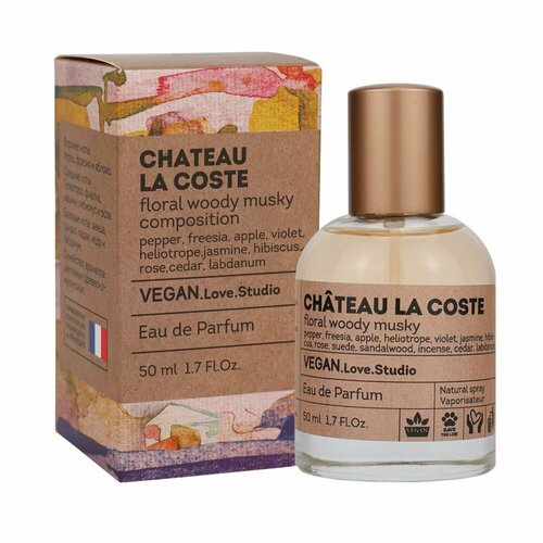 Delta parfum Туалетная вода женская Vegan Love Studio Chateau La Coste, 50мл