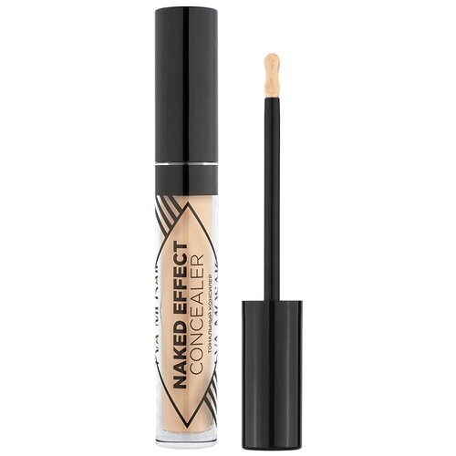 EVA MOSAIC Тональный консилер для лица Naked Effect Concealer 3,8 мл, 02 Cветло-бежевый