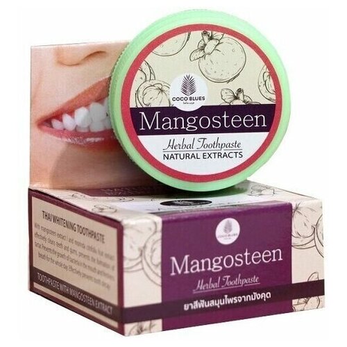 Зубная паста «Мангостин» Coco Blues Mangosteen Herbal Toothpaste 30g