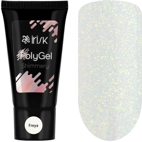 Полигель для ногтей Shimmery Polygel, 30 г в тубе, бренд IRISK, модель 07 Freya