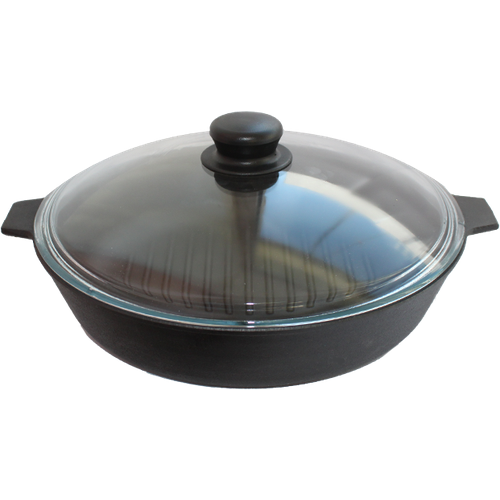 Сковорода-гриль Камская посуда гу8062, диаметр 28 см