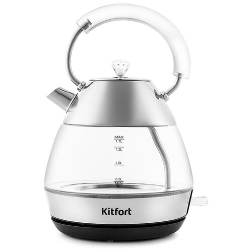 Чайник Kitfort КТ-678, серебристый