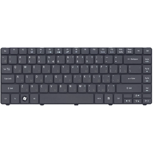 Клавиатура для ноутбука Acer Aspire TimeLineX 5940 черная матовая