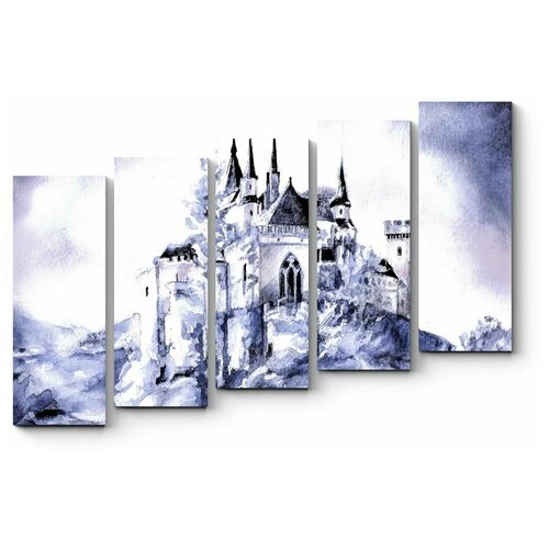 Модульная картина Фантастический сказочный замок140x98