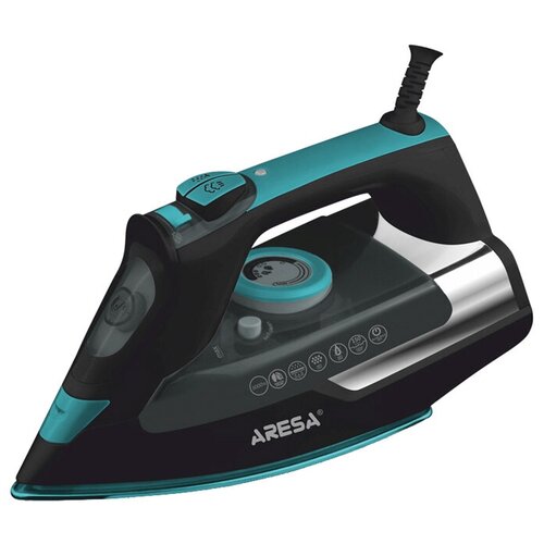 Утюг ARESA AR-3114, черный/голубой