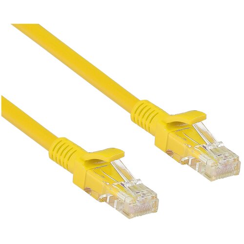 ExeGate Сетевой кабель ExeGate UTP Cat.5e 0.5m Yellow UTP-RJ45-RJ45-5e-0,5M-YL EX172880RUS