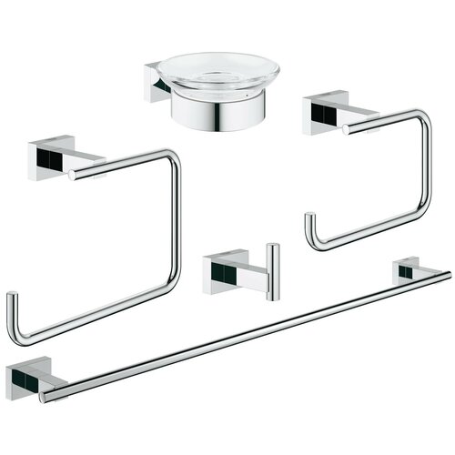 Комплект Grohe Essentials Cube 40758001, 5 шт., хром