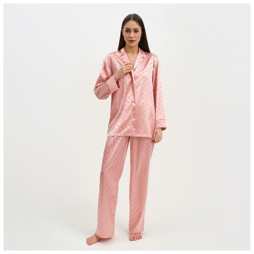 Пижама  Kaftan, размер 52, розовый
