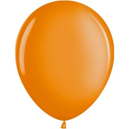 Шарики воздушные (12'/30 см) Оранжевый (820), металлик, 50 шт. набор шаров на праздник