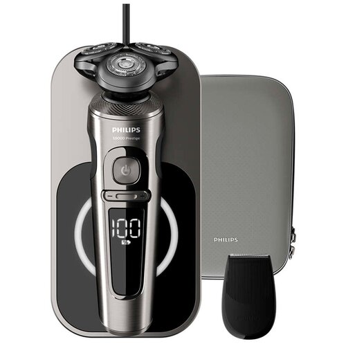 Электробритва Philips SP9860/13 Series 9000 Prestige, серебристый