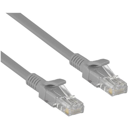 Патч-корд ExeGate UTP-RJ45-RJ45-C6-CU-0,5M-GY (EX282002RUS)