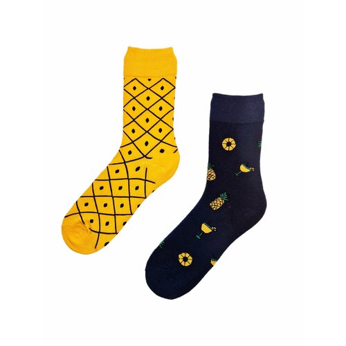 Носки Disparo, размер 35-43, синий, желтый