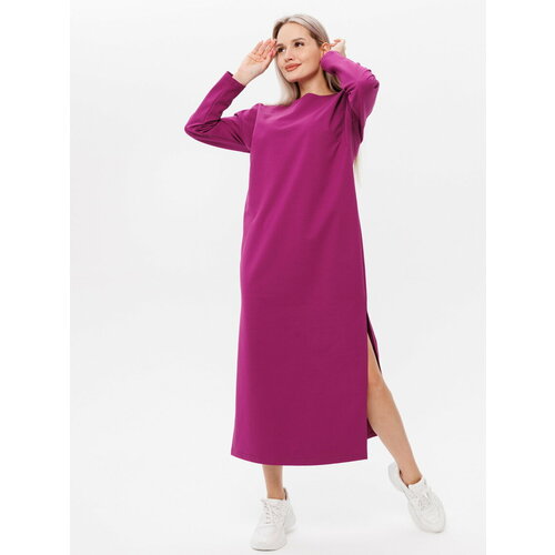 Платье Elena Tex, размер 56, фиолетовый