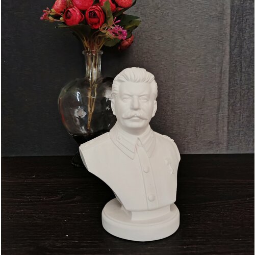 Статуэтка Бюст И. В Сталин 15 см , СССР, матовое покрытие
